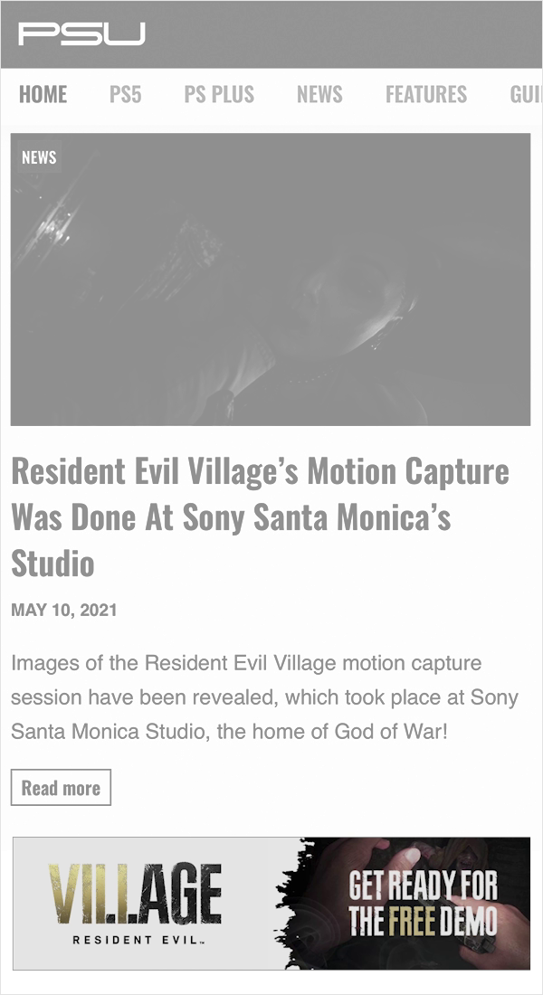 Resident Evil Village — Nomadic Agency